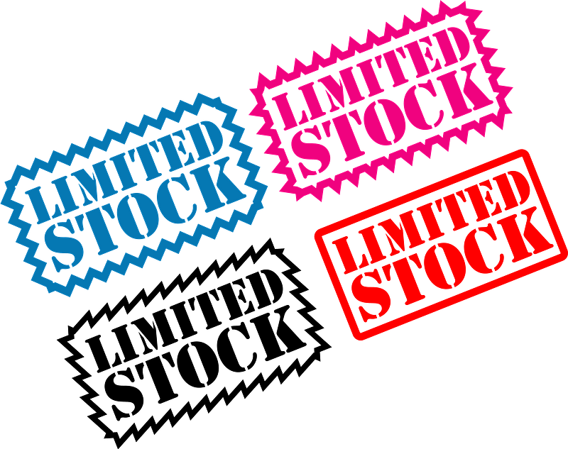 Limited stock label clipart. Free download transparent .PNG | Creazilla