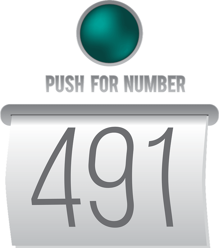 Push number clipart. Free download transparent .PNG | Creazilla