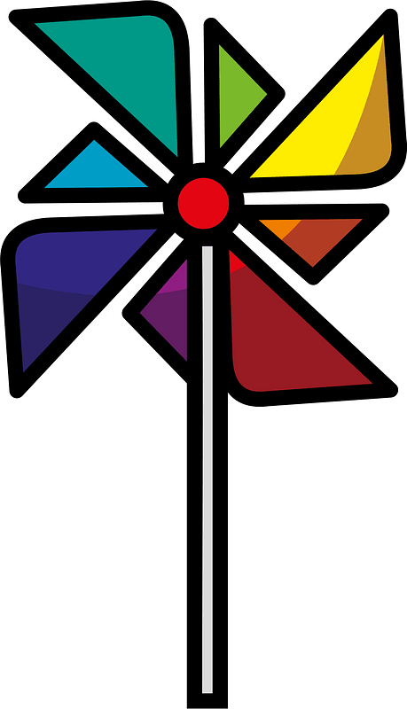 Pinwheel - Free vector clipart images on creazilla.com