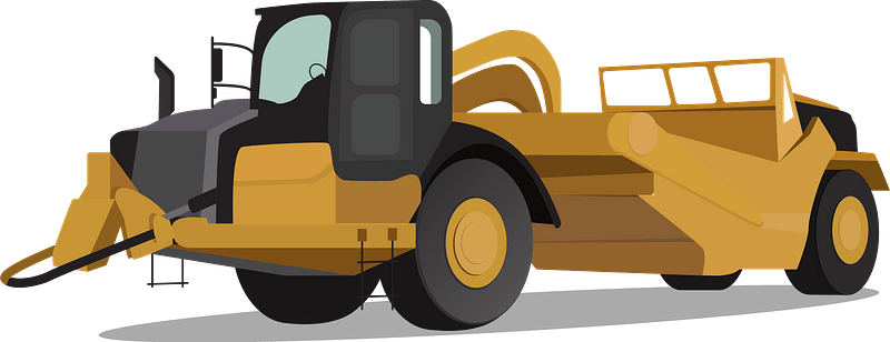 Scraper machine clipart. Free download transparent .PNG | Creazilla