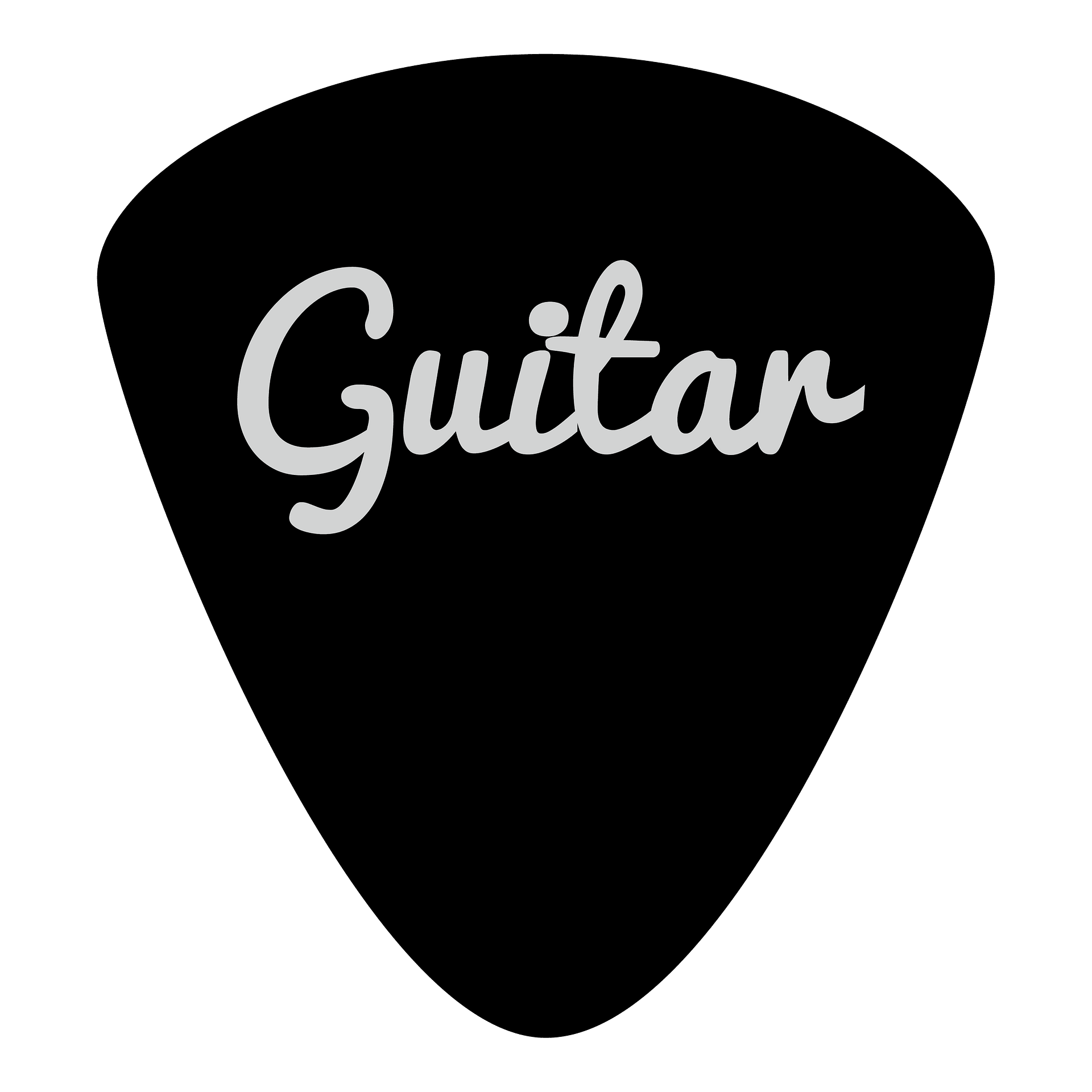 Guitar Pick Clipart Guitar Pick SVG Guitar Pick DXF Guitar Pick Cut