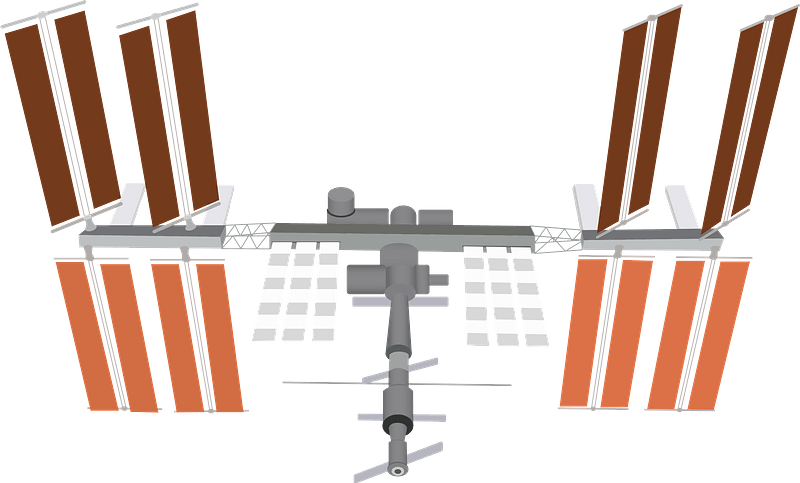 International Space Station (ISS) - Free vector clipart images on ...