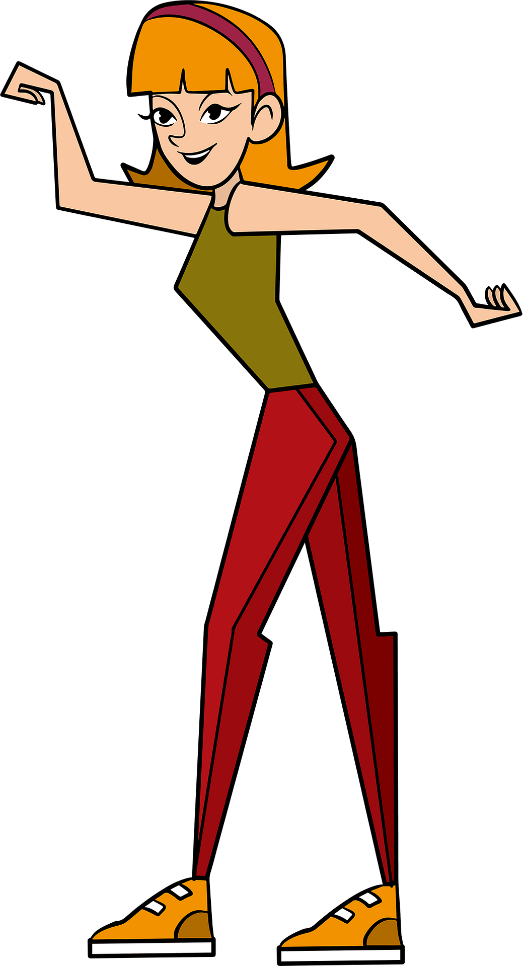 Dramatic Girl Clipart