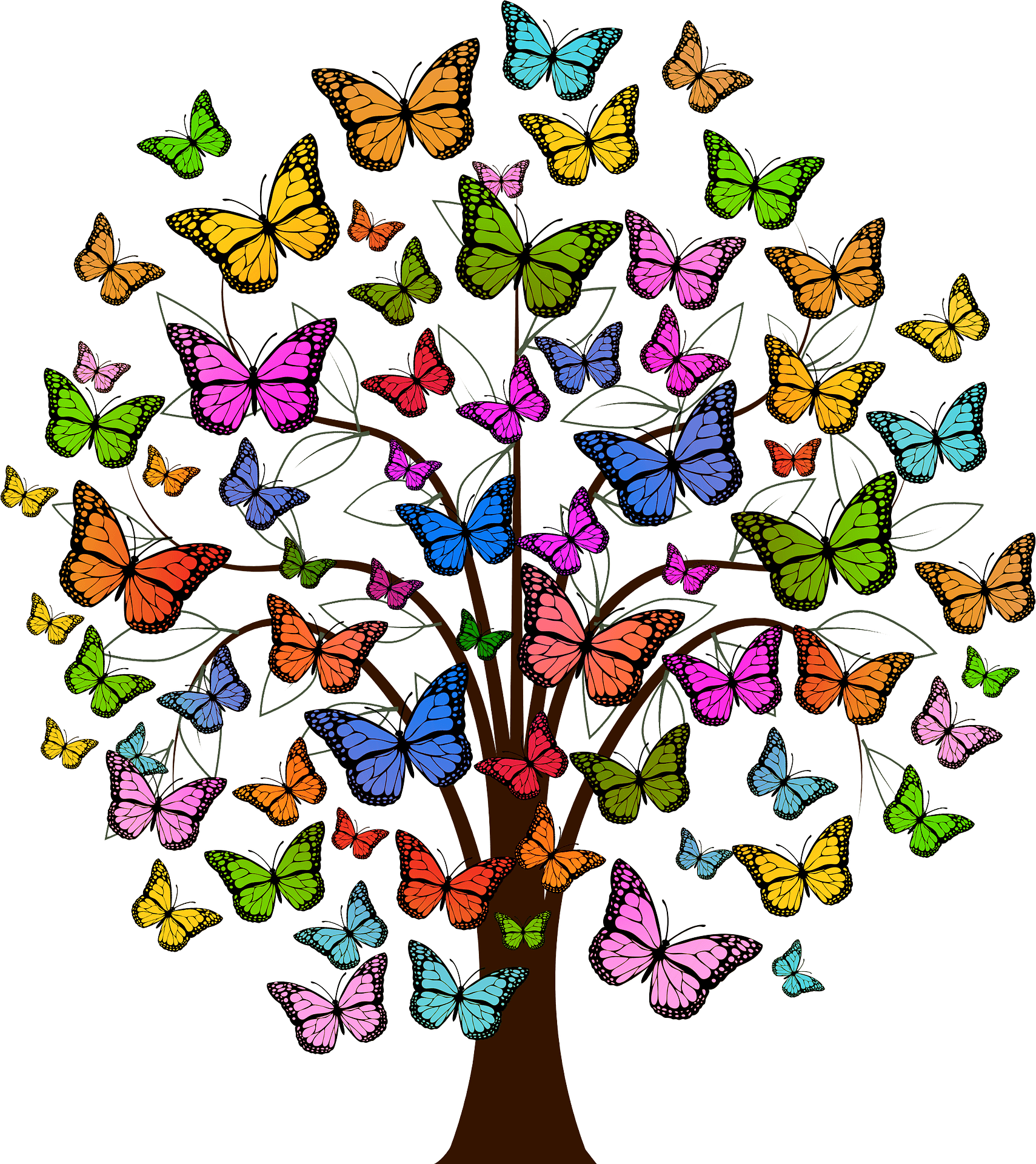 Spring Trees Clipart