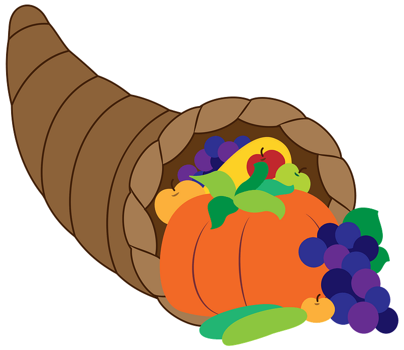 Thanksgiving Cornucopia Clipart Png