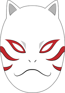 Anbu mask - Free vector clipart images on creazilla.com