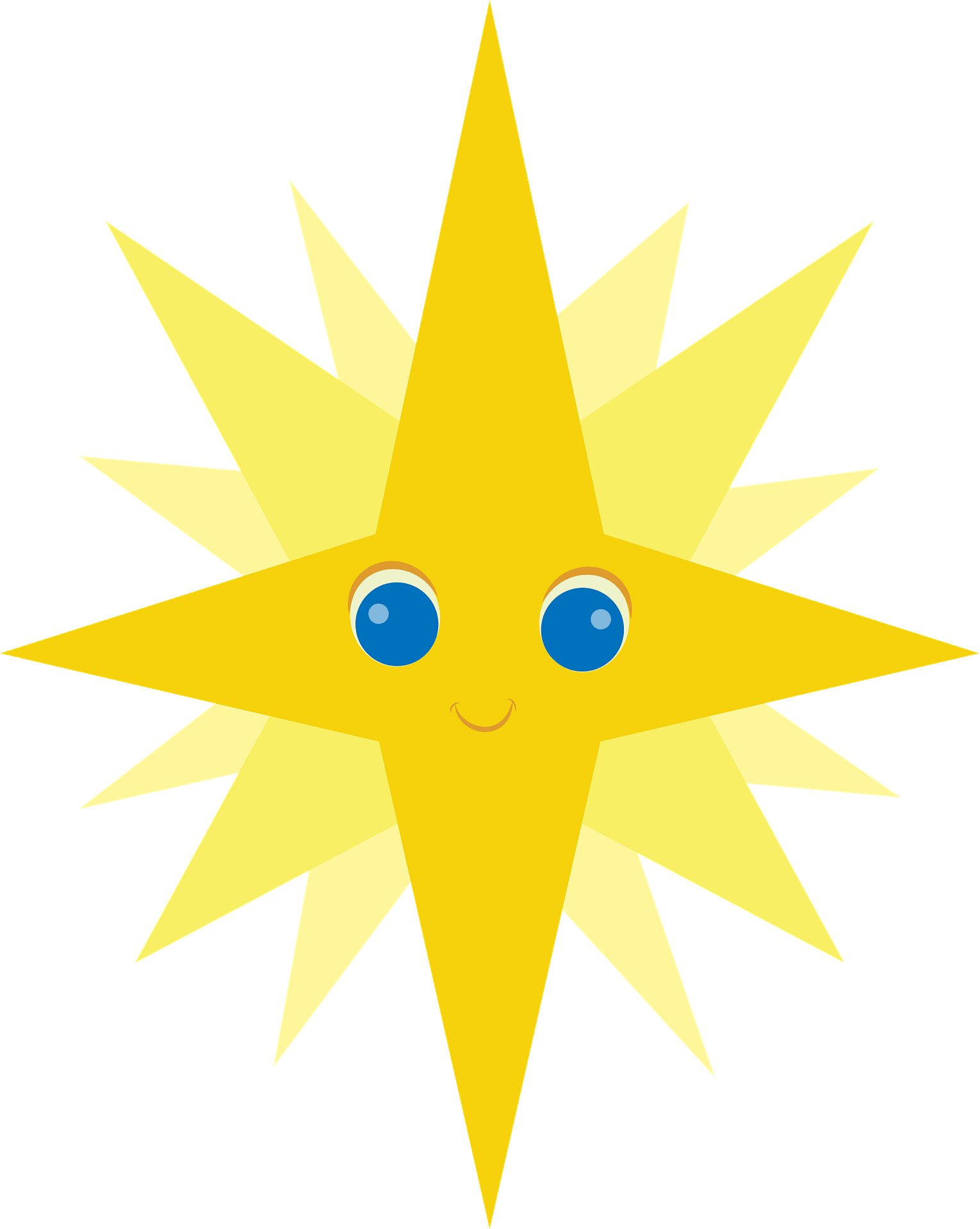 Star Face Clipart