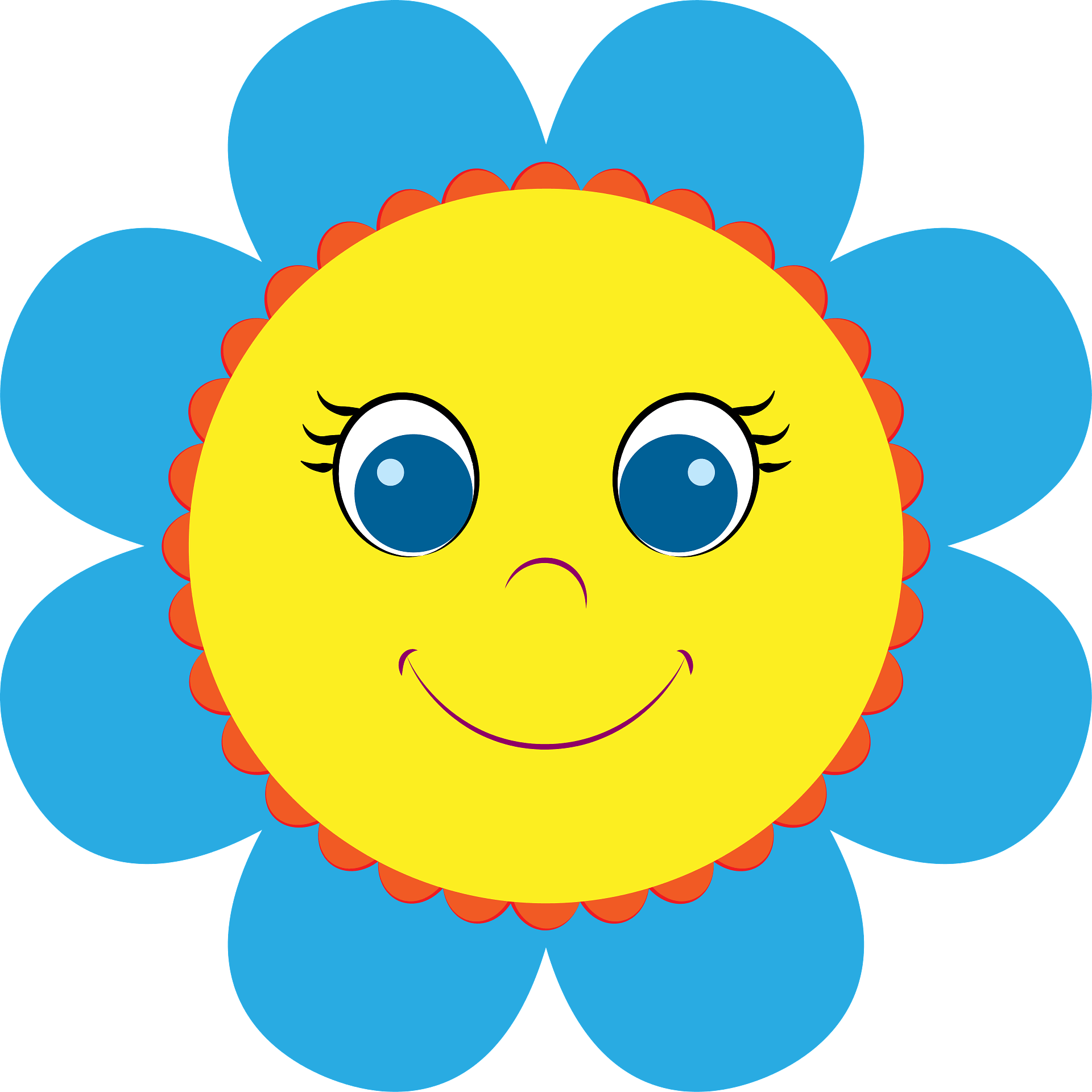 Flower Face Emoticon | Best Flower Site