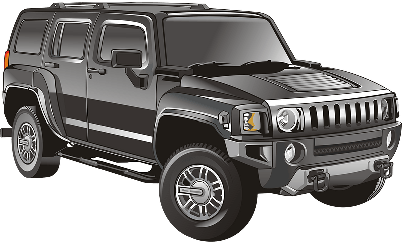 Black jeep - Free vector clipart images on creazilla.com