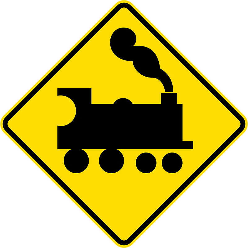 New Zealand road sign W15-5-L - Free vector clipart images on creazilla.com