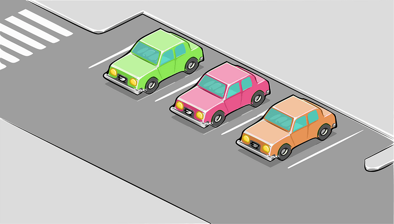 Parking Lot Cars clipart. Free download transparent .PNG | Creazilla