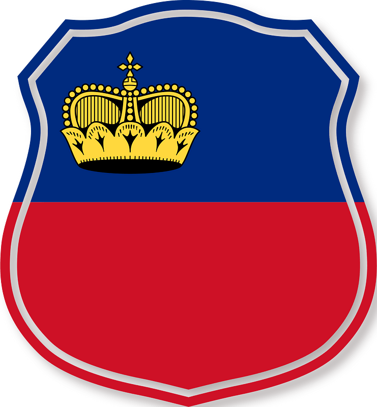Liechtenstein emblem - Free vector clipart images on creazilla.com