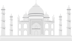 Taj Mahal - Free vector clipart images on creazilla.com
