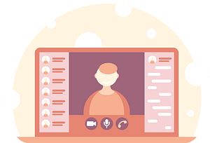 Video chat - Free vector clipart images on creazilla.com