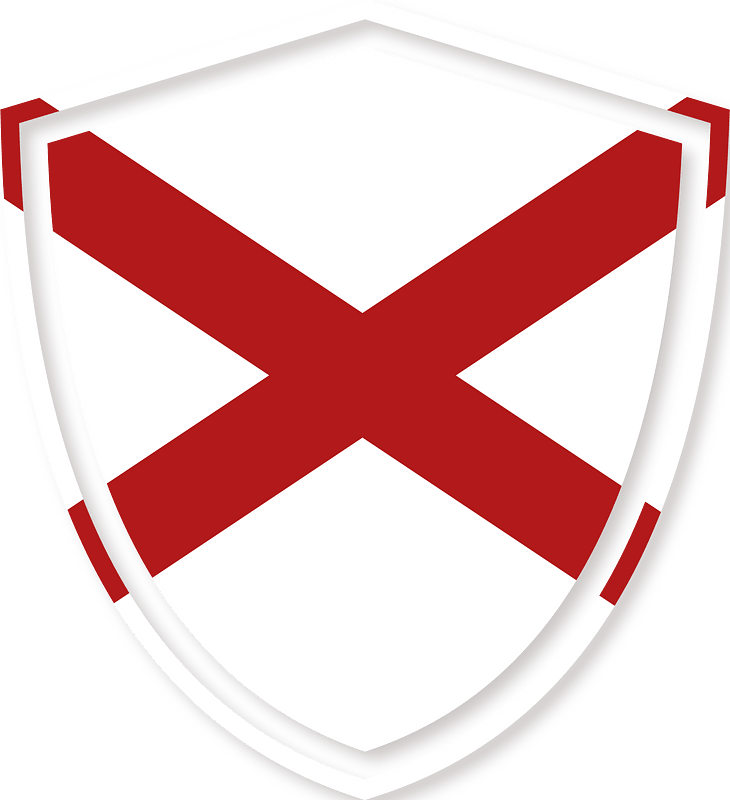 Alabama flag crest - Free vector clipart images on creazilla.com