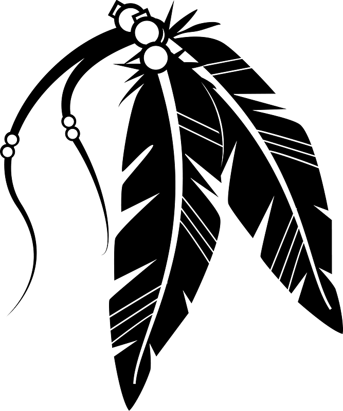 Tribal feathers clipart. Free download transparent .PNG | Creazilla