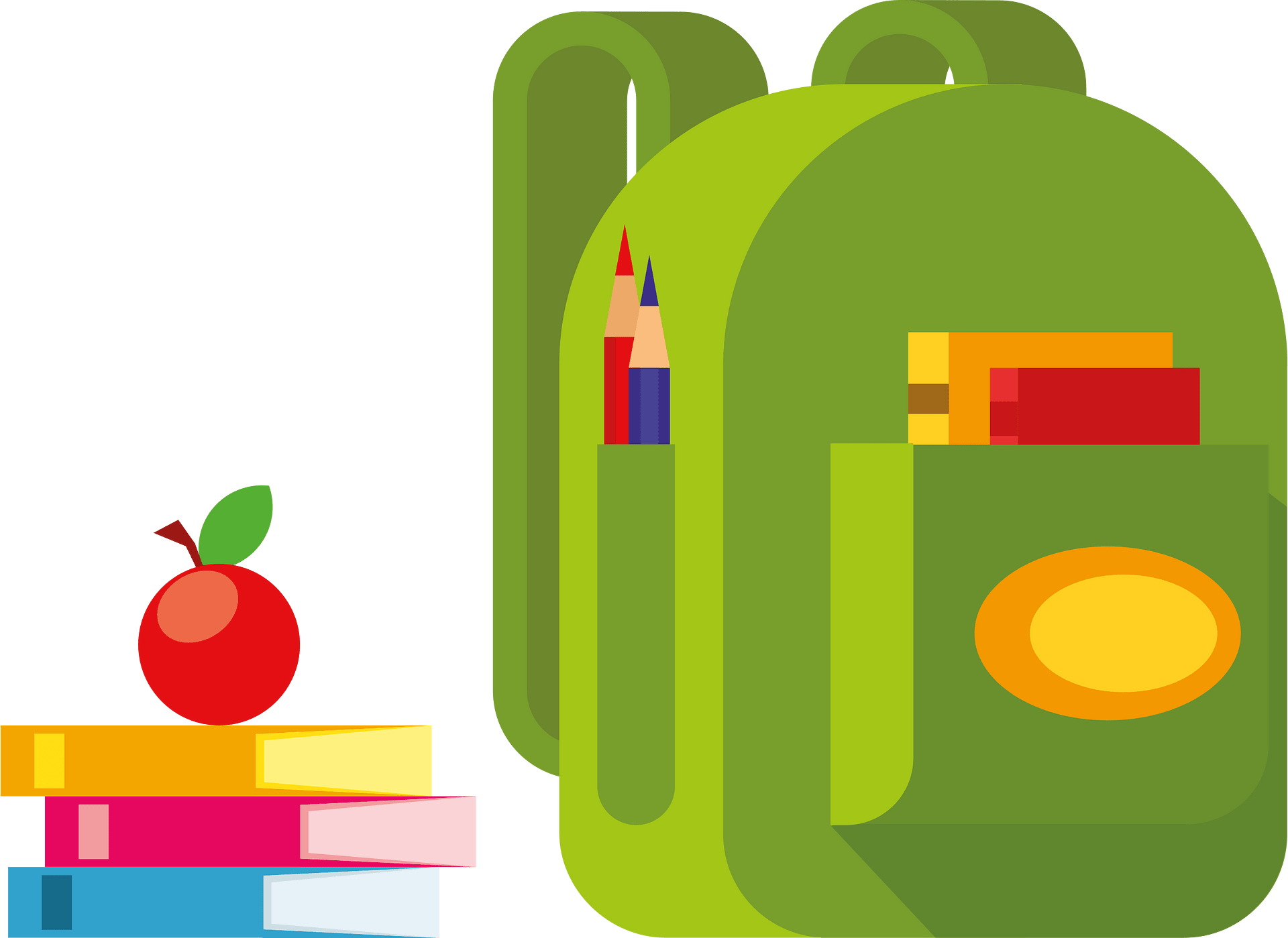 School Backpack Clipart