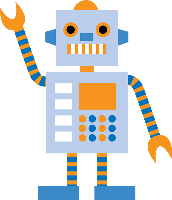 Robot - Free vector clipart images on creazilla.com