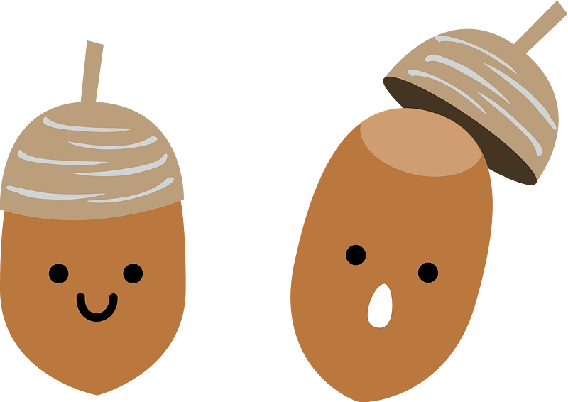 Autumn Acorn - Free vector clipart images on creazilla.com