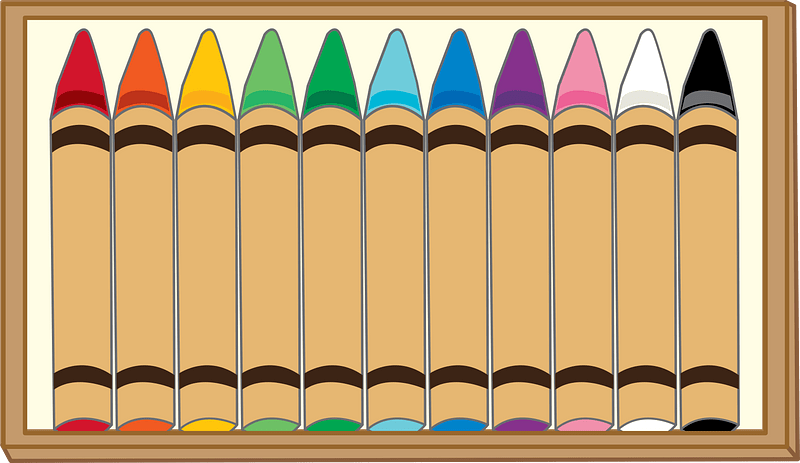 Wax Crayon - Free vector clipart images on creazilla.com