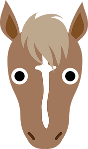 Horse Face - Free vector clipart images on creazilla.com