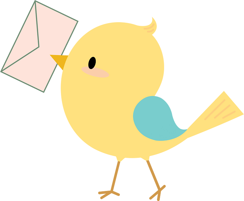 Bird Letter clipart. Free download transparent .PNG | Creazilla
