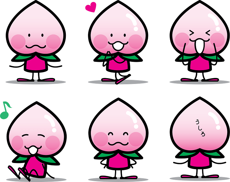 Peach Character - Free vector clipart images on creazilla.com