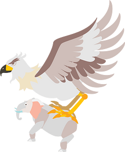 Mythological Roc Bird - Free vector clipart images on creazilla.com