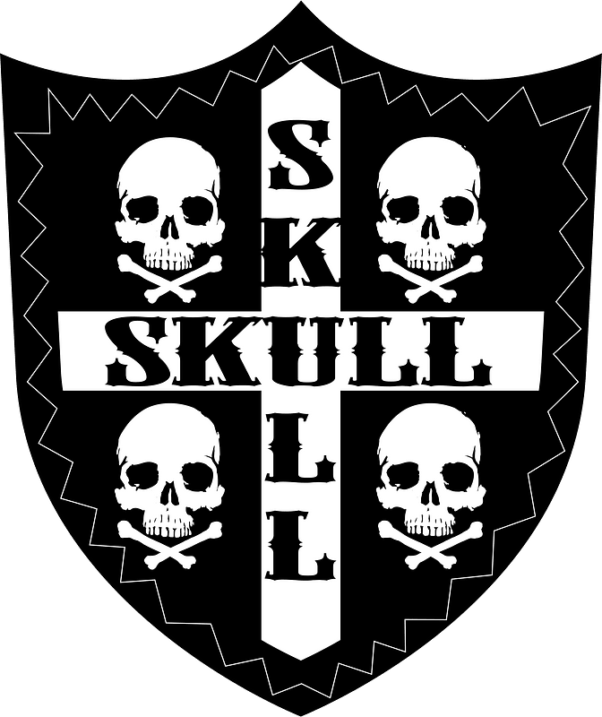 Skull and Cross Design - Free vector clipart images on creazilla.com