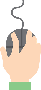 Hand on a Computer Mouse - Free vector clipart images on creazilla.com