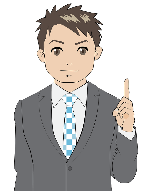Business Man Gives an Advice - Free vector clipart images on creazilla.com
