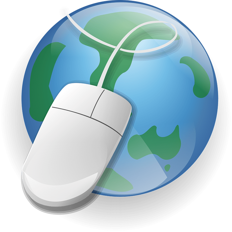 Mouse and Earth clipart. Free download transparent .PNG | Creazilla