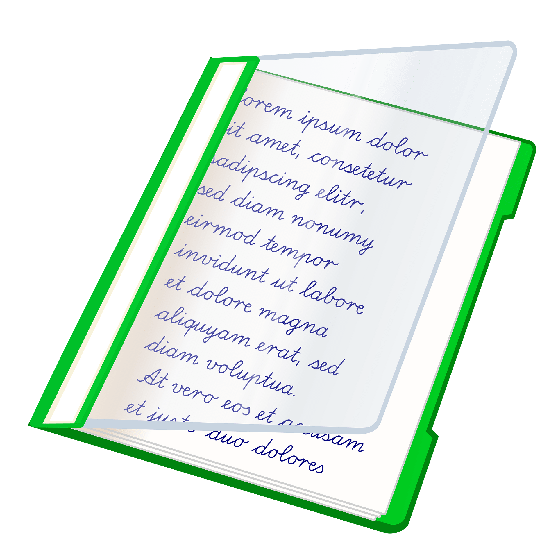 Green Folder Clipart