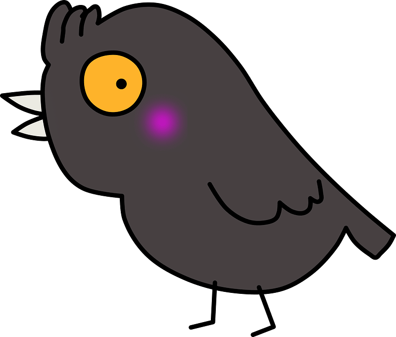 Crested Myna - Free vector clipart images on creazilla.com