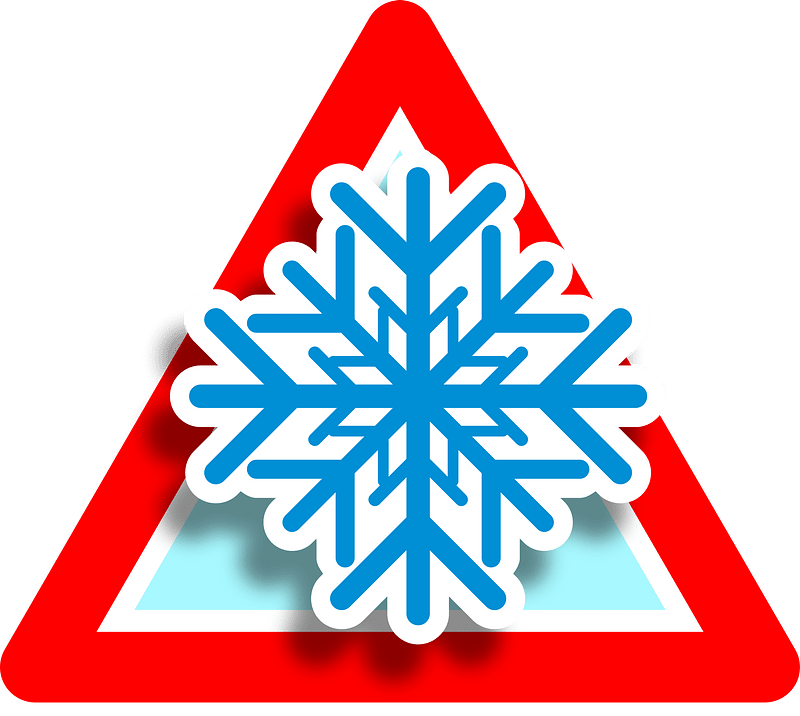 Warning freeze icon clipart. Free download transparent .PNG | Creazilla