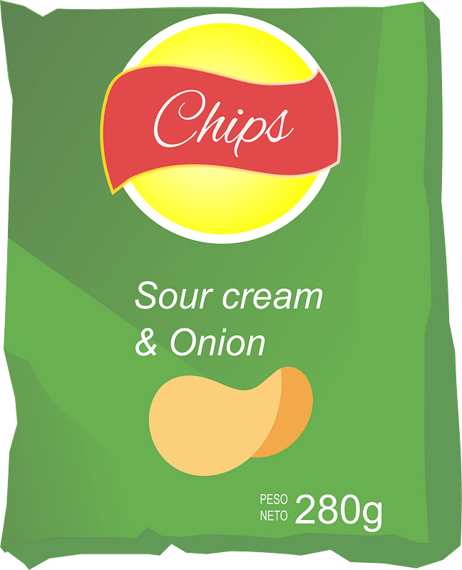 Bag of Crisps - Free vector clipart images on creazilla.com
