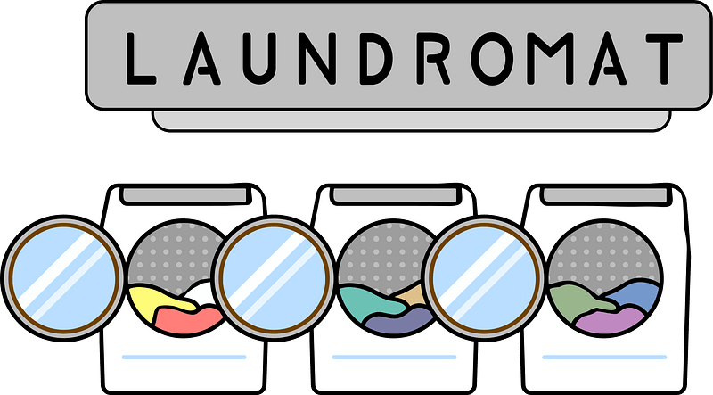 Simple Laundromat clipart. Free download transparent .PNG | Creazilla
