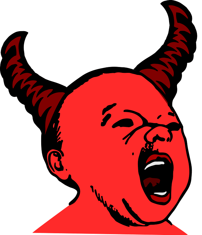 Screaming demon baby clipart. Free download transparent .PNG | Creazilla