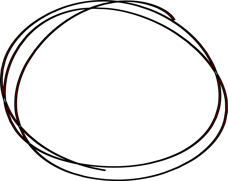 Handwritten circle clipart. Free download transparent .PNG | Creazilla