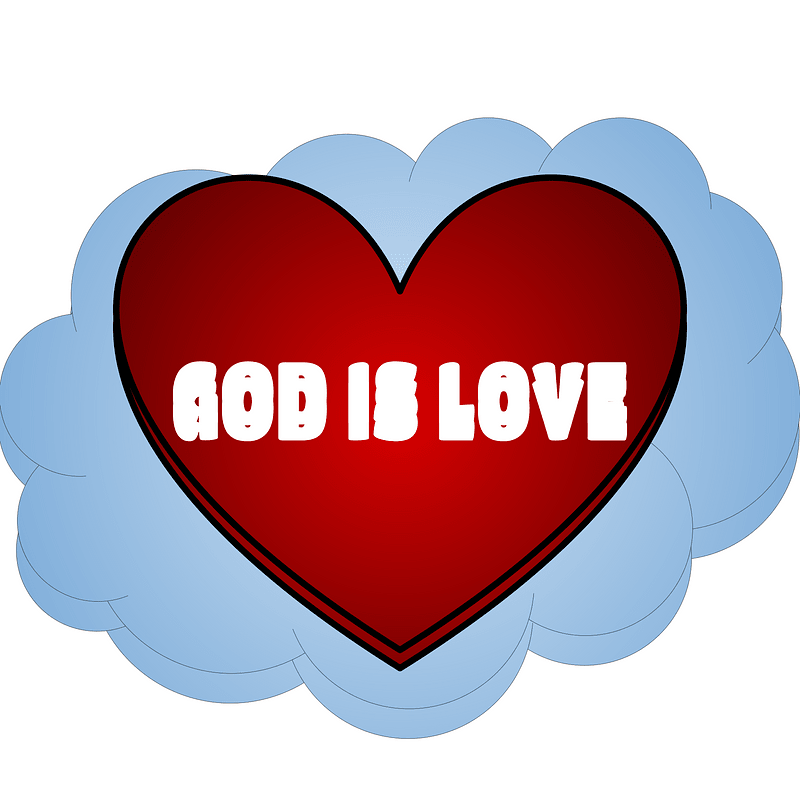 God Is Love - Free vector clipart images on creazilla.com