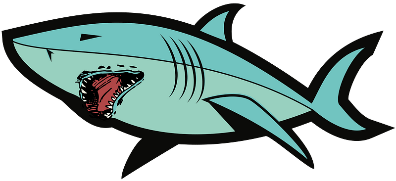 Shark Teeth Clipart
