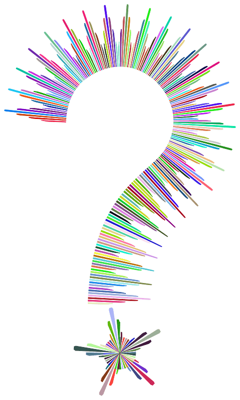 Rainbow Question Marks