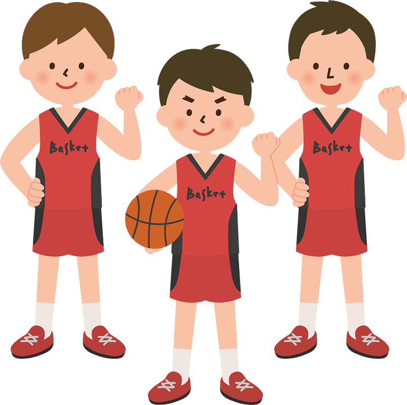 Basketball team clipart. Free download transparent .PNG | Creazilla