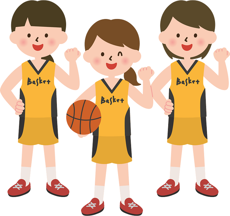 Basketball team clipart. Free download transparent .PNG | Creazilla