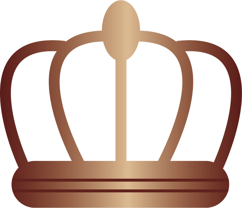Bronze crown - Free vector clipart images on creazilla.com