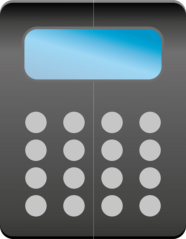 Calculator - Free vector clipart images on creazilla.com
