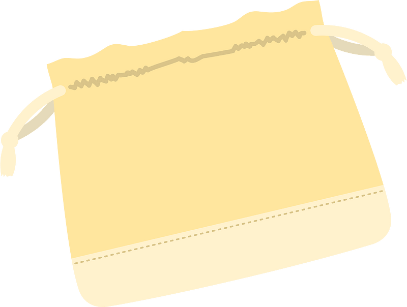 Drawstring bag clipart. Free download transparent .PNG | Creazilla