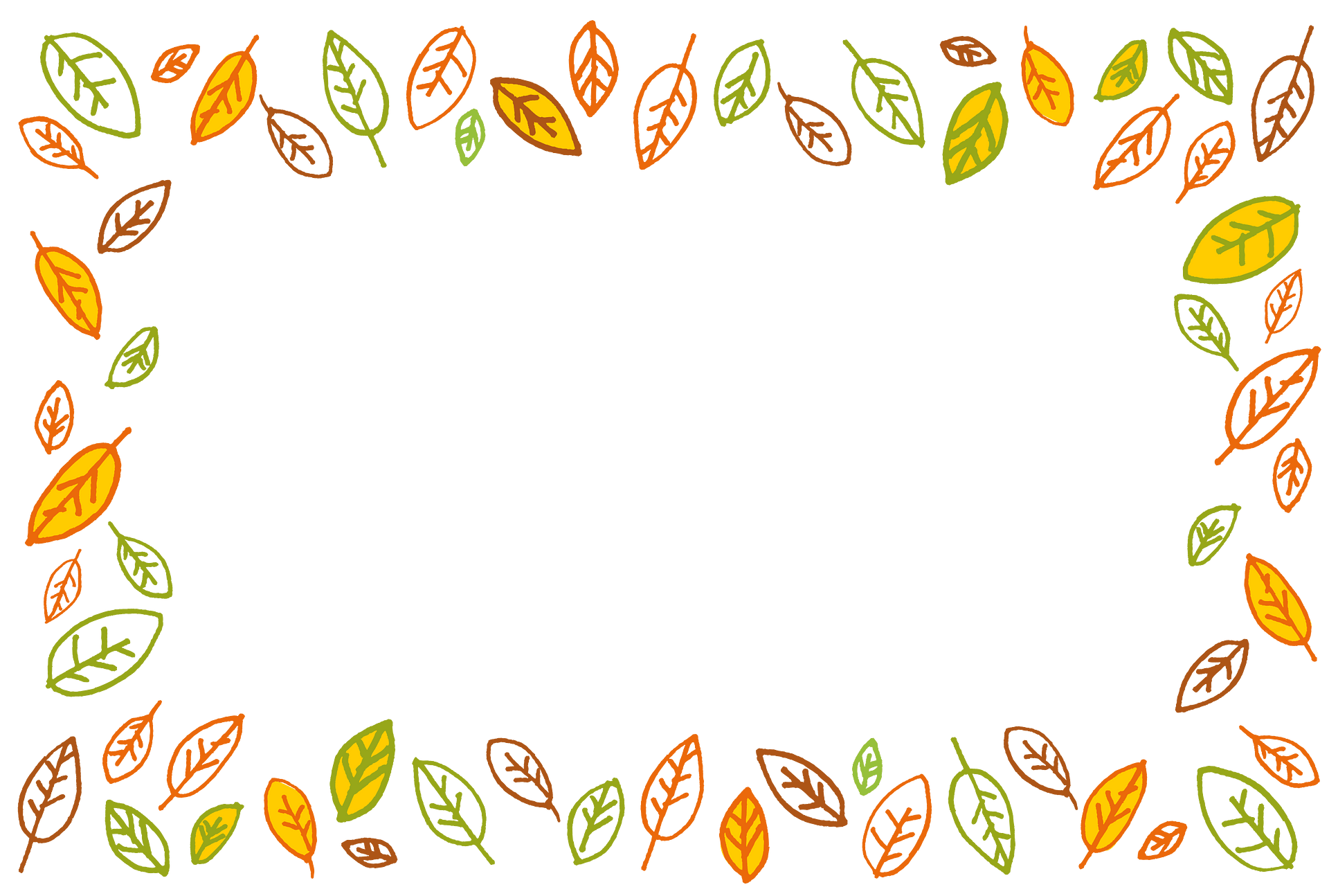 Fall Leaves Frames And Borders