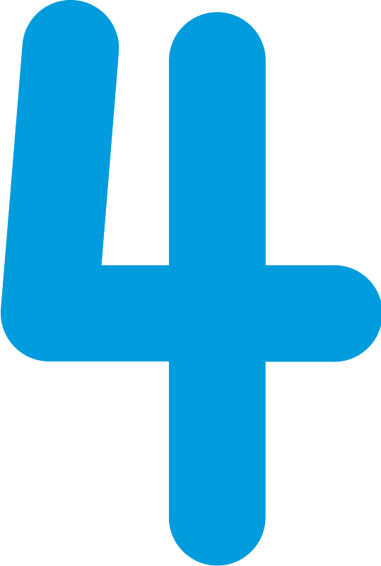 Four clipart. Free download transparent .PNG | Creazilla