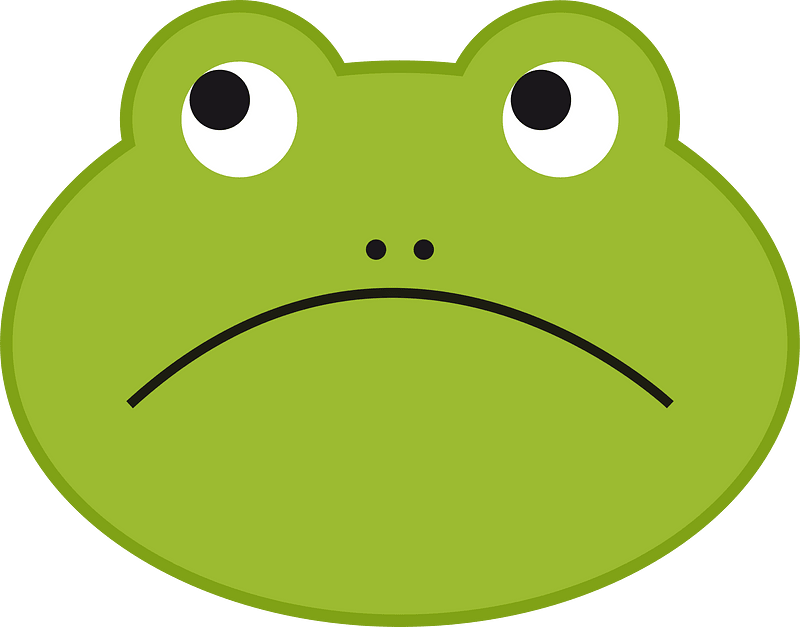 Frog head - Free vector clipart images on creazilla.com